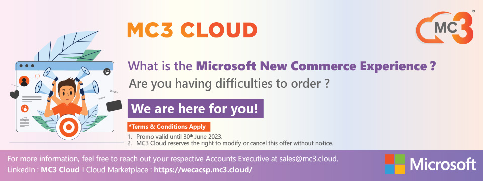 MC3 Cloud CSP Storefront - home