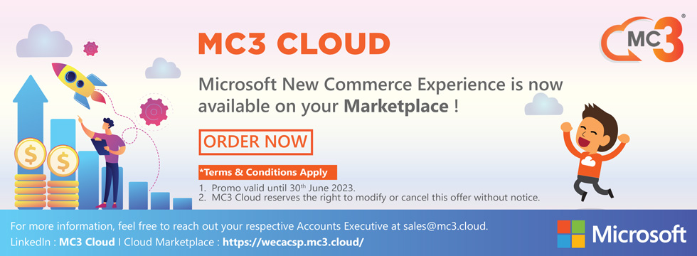 MC3 Cloud CSP Storefront - home